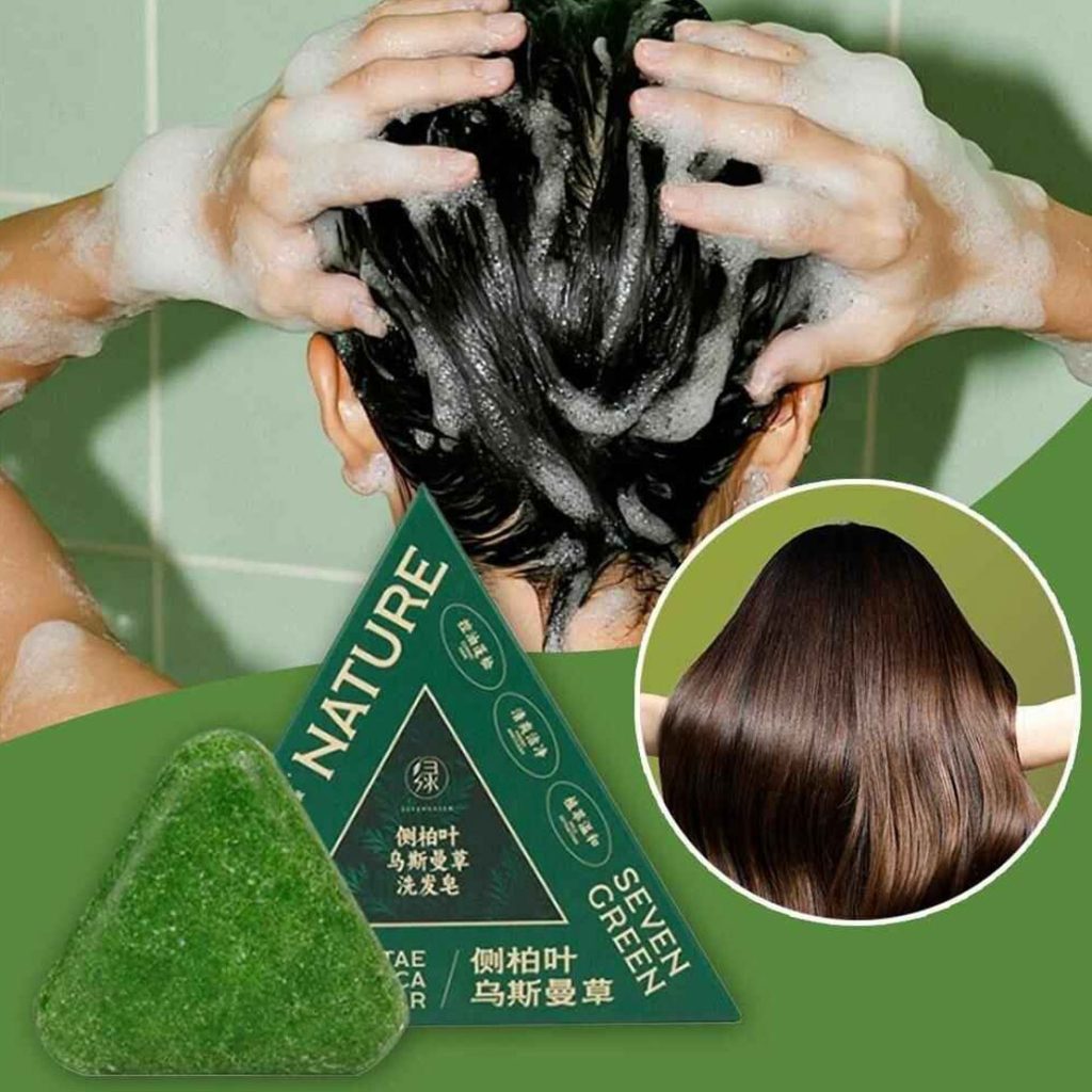 Seven Nature Green Shampoo Soap Bar – Cosmetics Haven